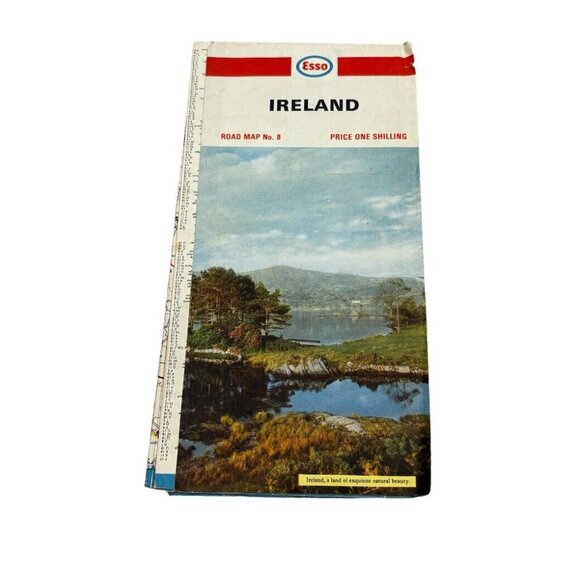 Accents | Vintage Ireland Fold Out Road Map Travel Memorabilia | Poshmark